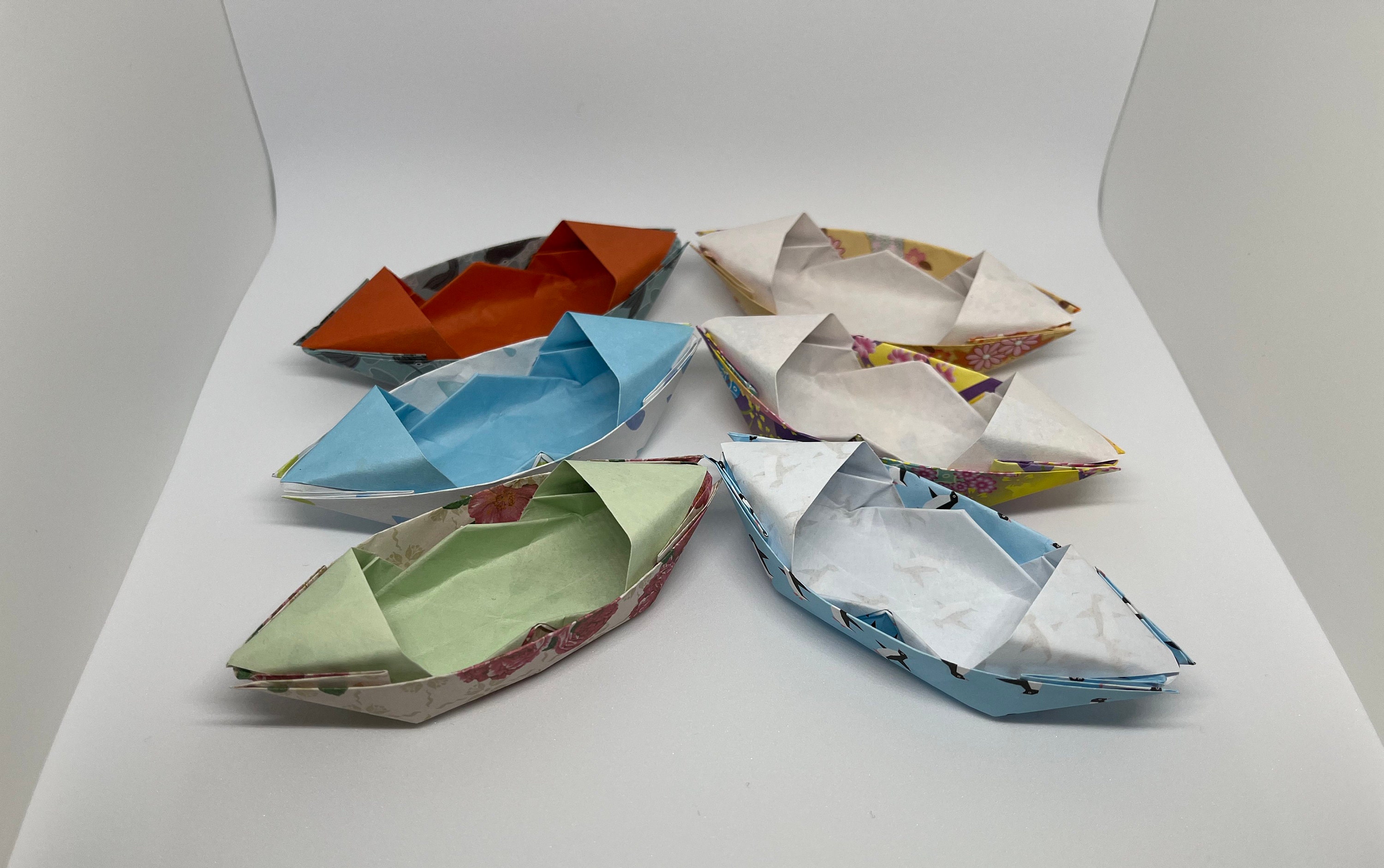 Traditional Origami Sampan Boat for Gifting | Decoration - Etsy