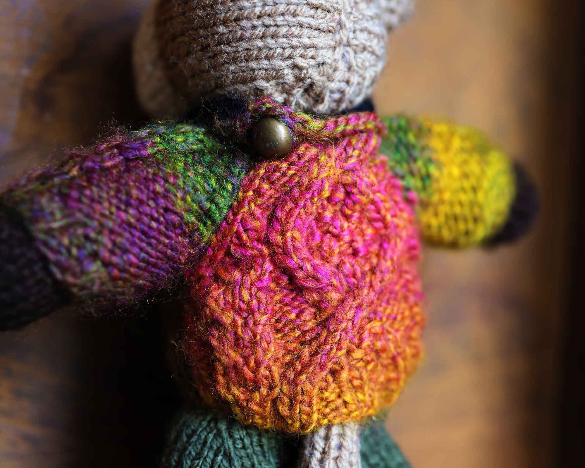 Knitted Ox With Clothes, Year of the Ox Gift, Amigurumi Cow, Animal in ...