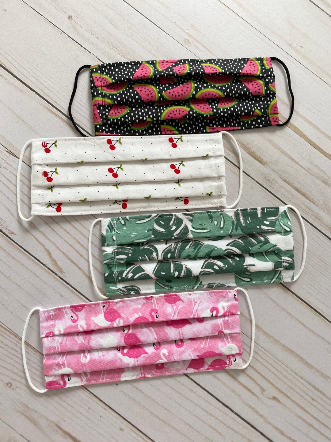 Face Mask Summer Fun Petite Small Face Adult and Teenager Face Mask for ...