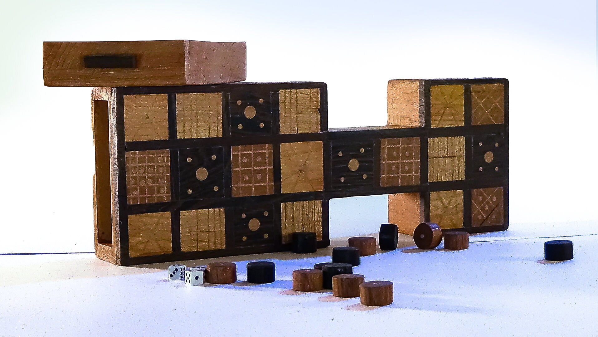 The Royal Game of Ur, Unique Ancient, Wooden Board Game, Old ...