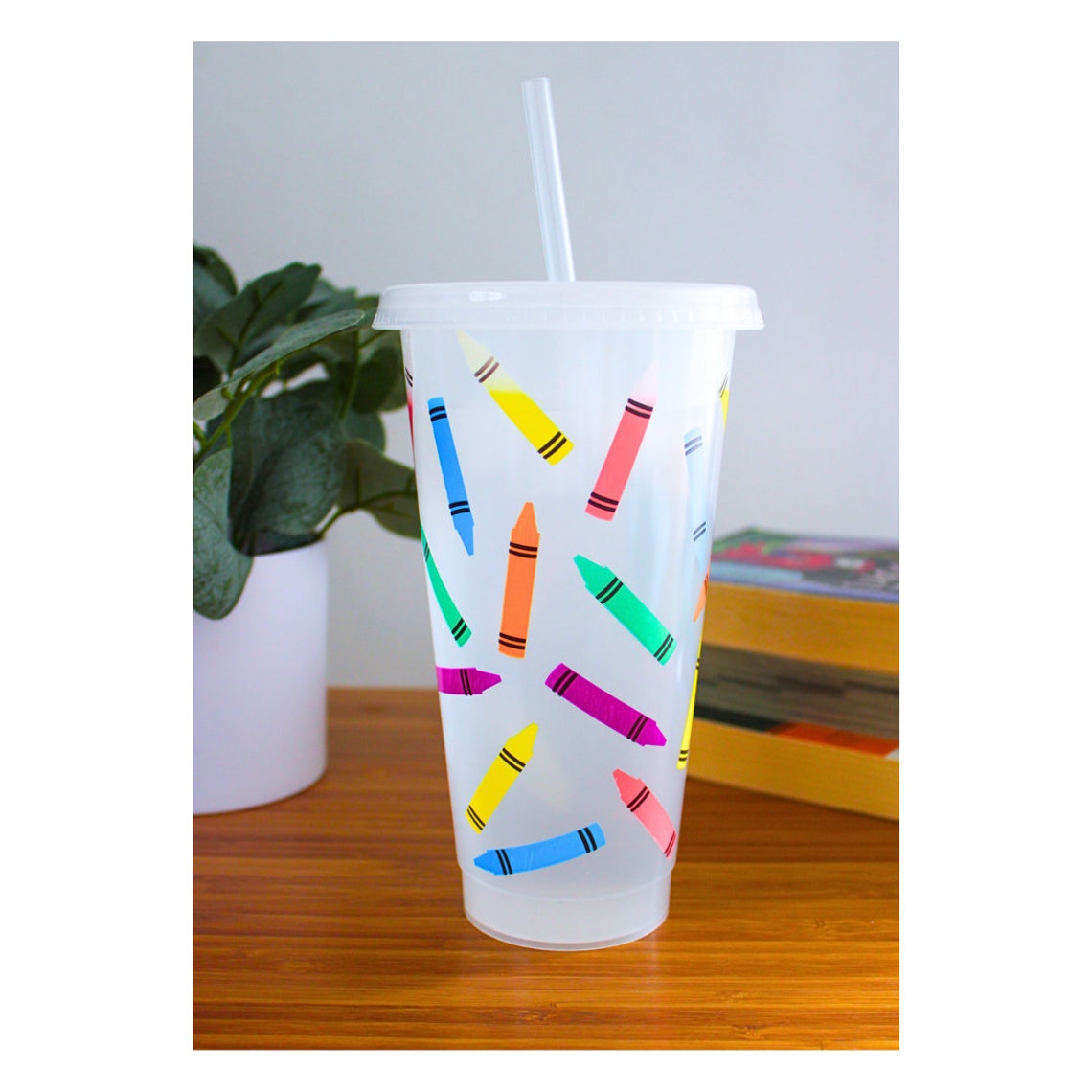 Personalized Color Changing Crayon Cold Cup - Teacher Gift - Etsy