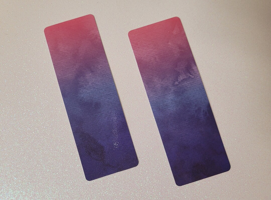 Bi Pride Flag Laminated Bookmark - Etsy