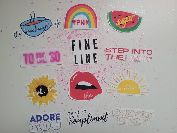 FINE LINE Sticker Pack | Etsy