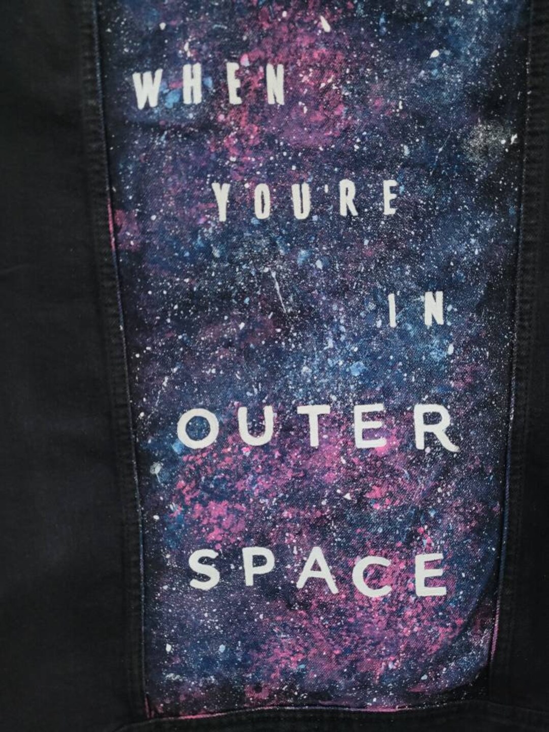 5SOS Outer Space Hand-painted Jacket - Etsy