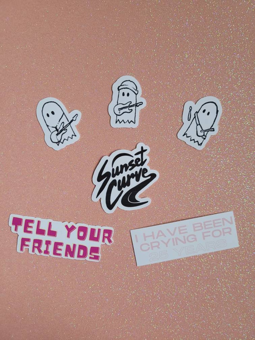 SUNSET CURVE Sticker Pack - Etsy