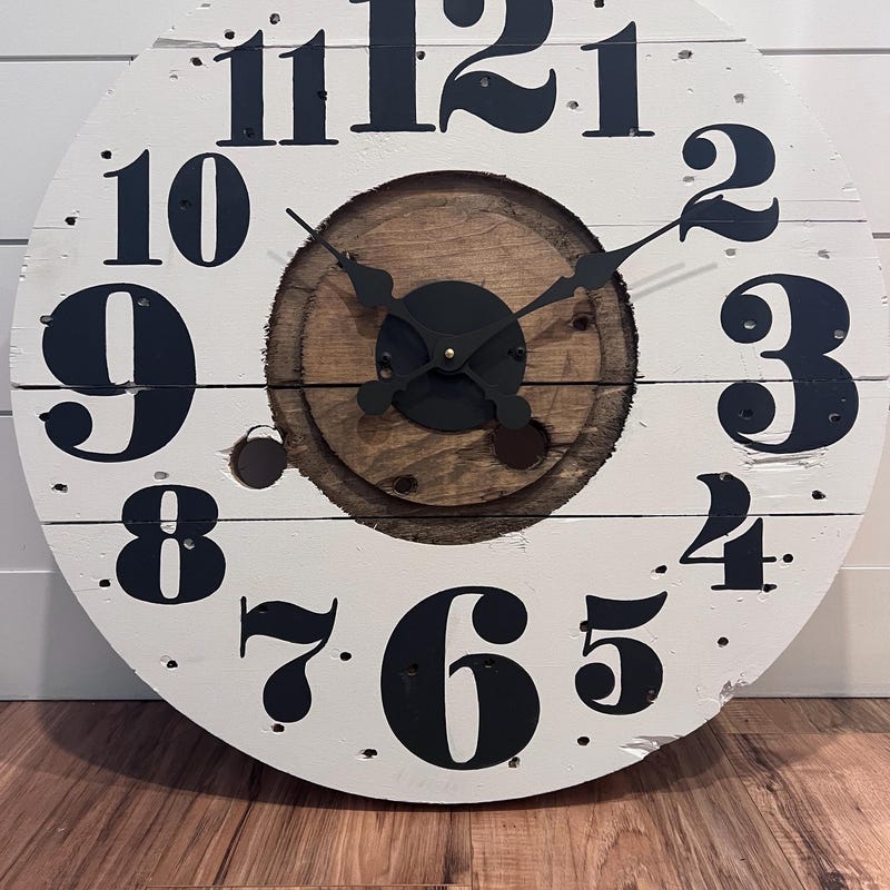 Farmhouse Clock - Etsy