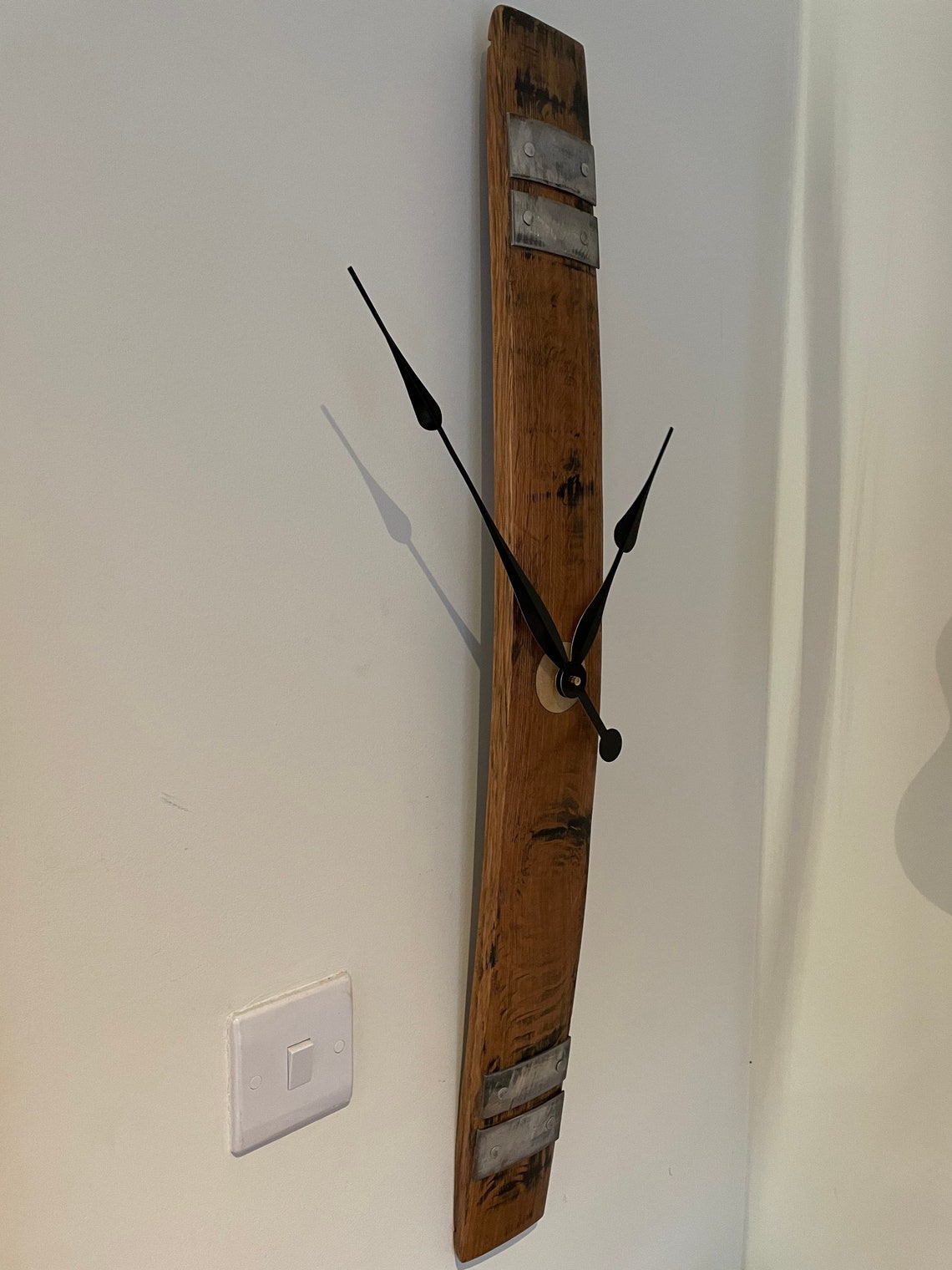 Whisky Barrel Stave Clock | Etsy UK