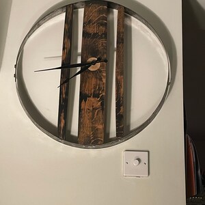 Whisky Barrel Ring and Stave Clock - Etsy UK