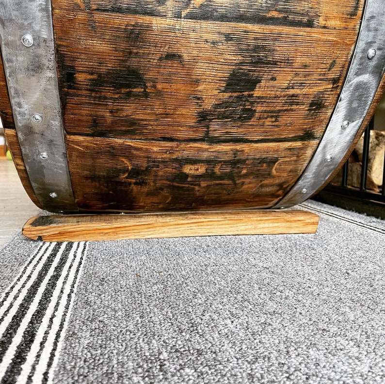 Whisky Barrel Log and Kindling Store / Fire Companion - Etsy UK