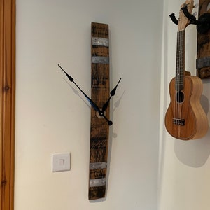 Whisky Barrel Stave Clock - Etsy UK