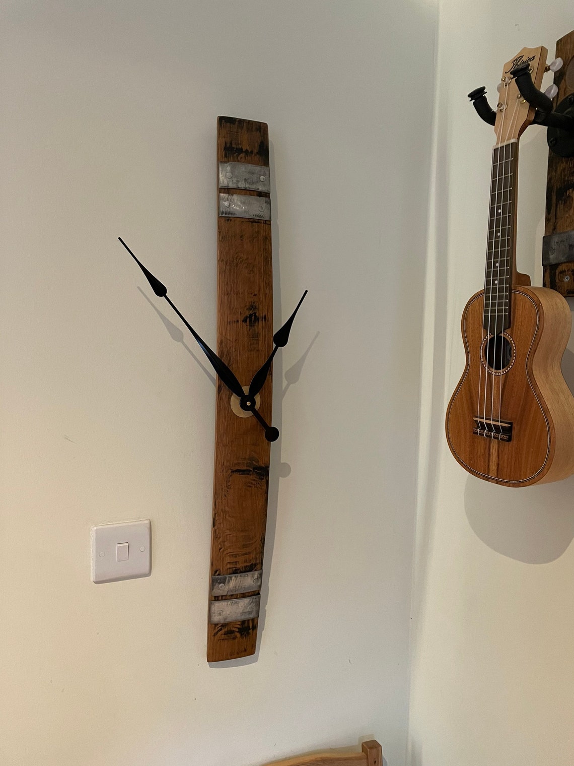 Whisky Barrel Stave Clock | Etsy UK