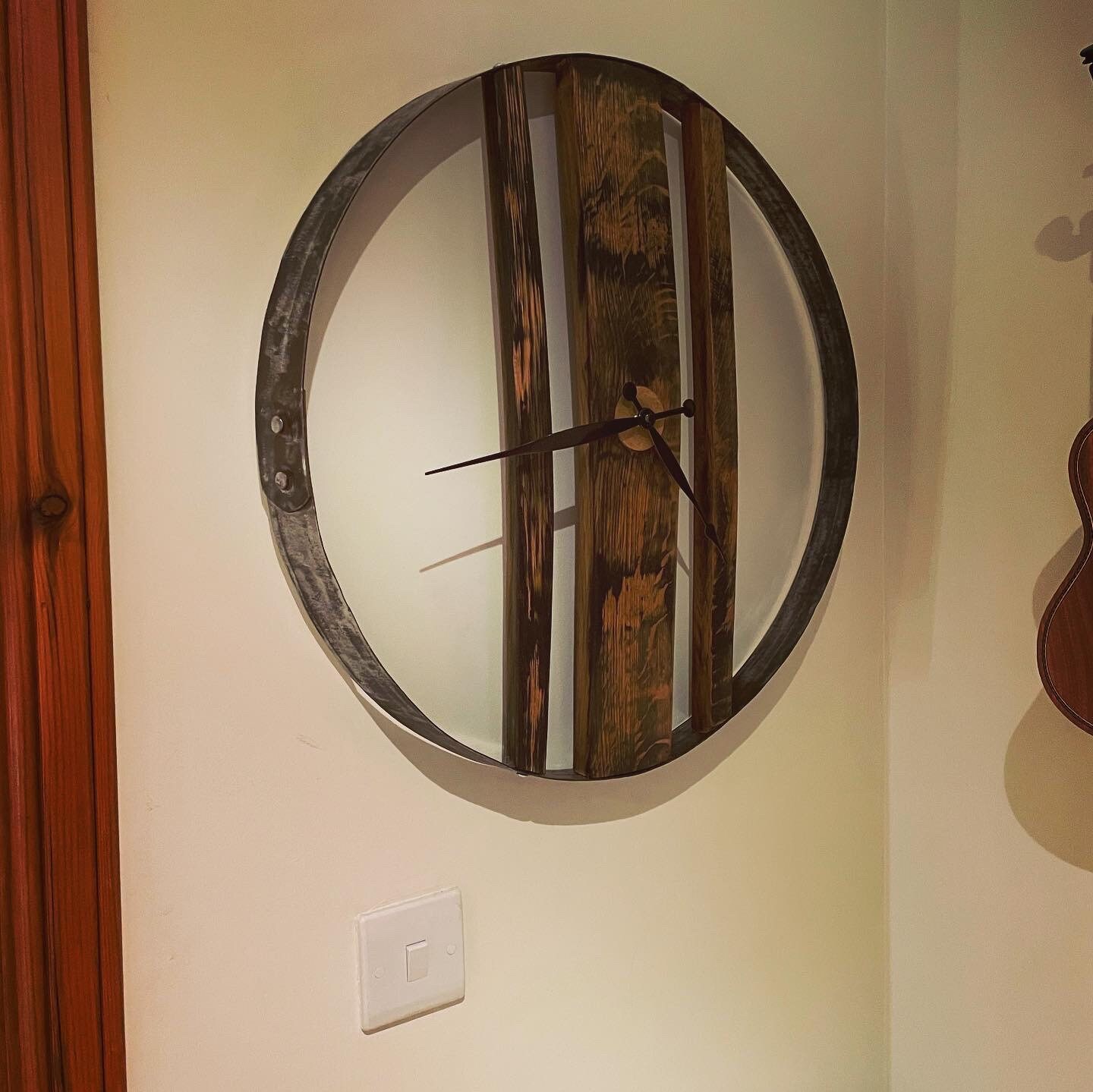 Whisky Barrel Ring and Stave Clock | Etsy UK