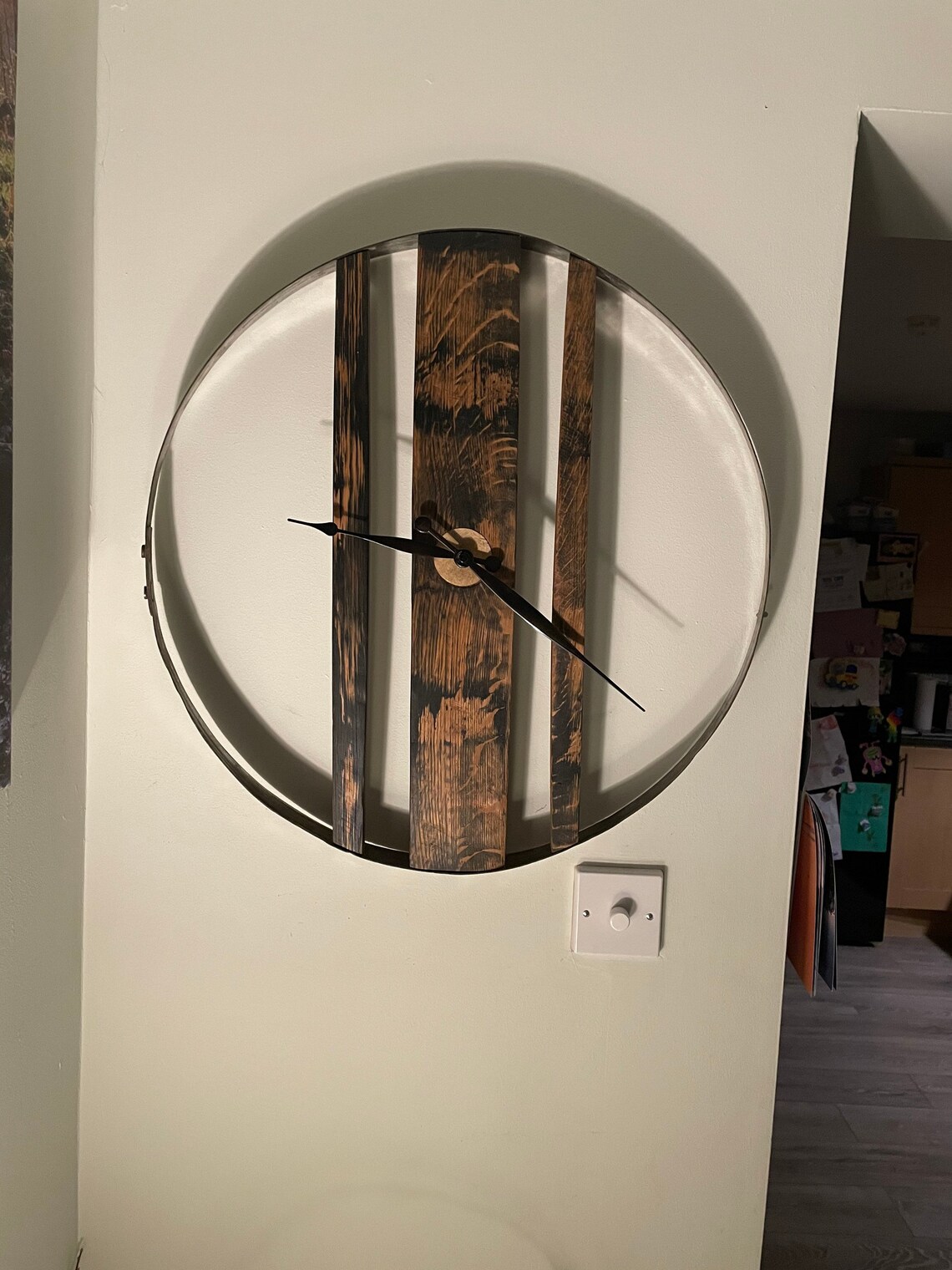 Whisky Barrel Ring and Stave Clock | Etsy UK