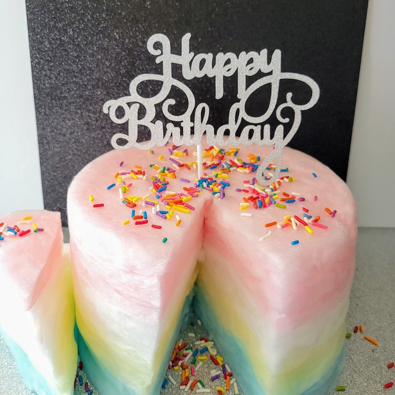 Cotton Candy Cake Rainbow - Etsy