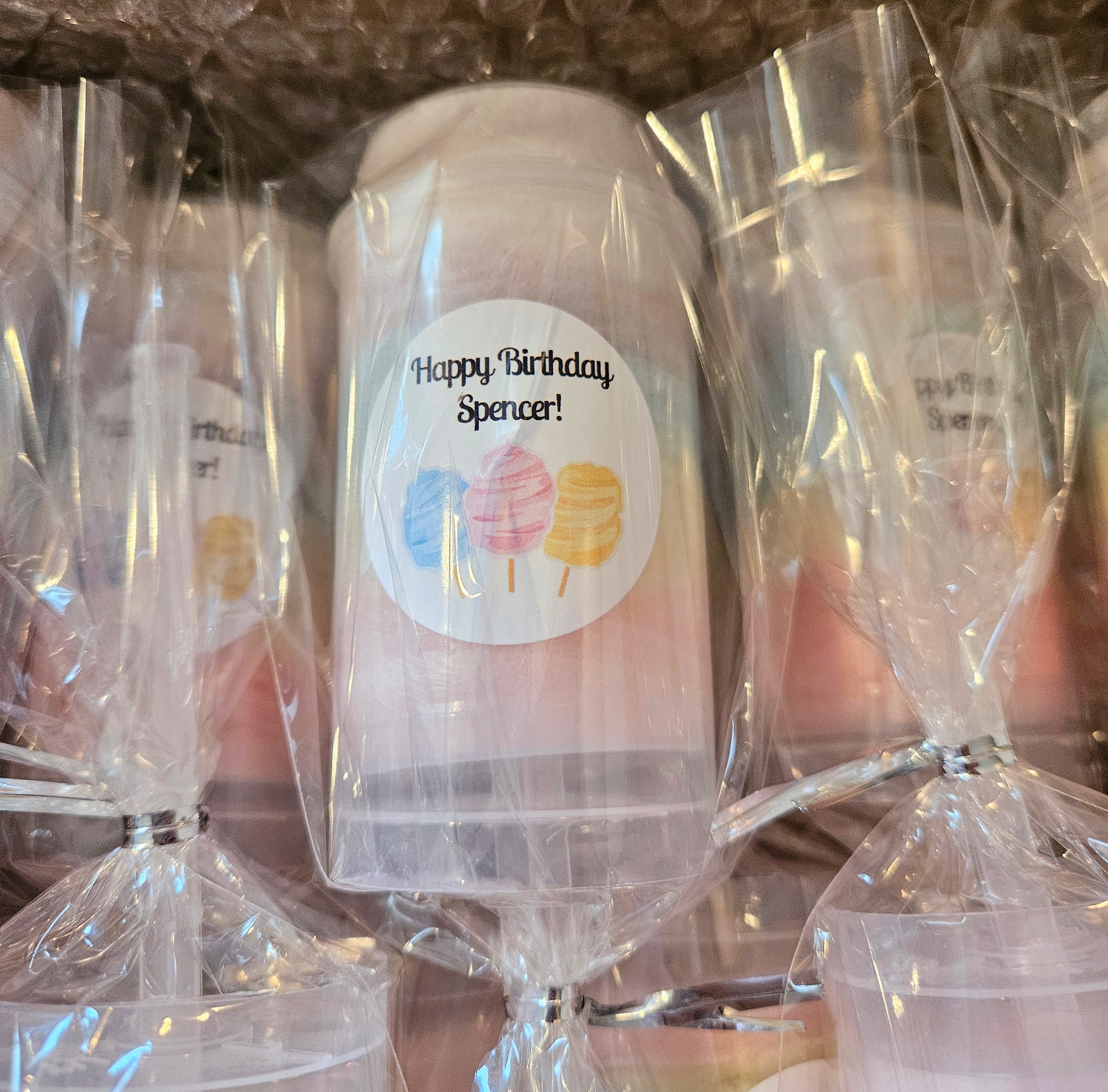 Rainbow Cotton Candy Push Pops: Gourmet Party Favors - Etsy