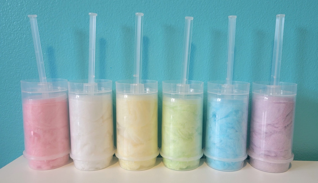 Gourmet Cotton Candy Push Pops: 6 Flavor Party Favors - Etsy