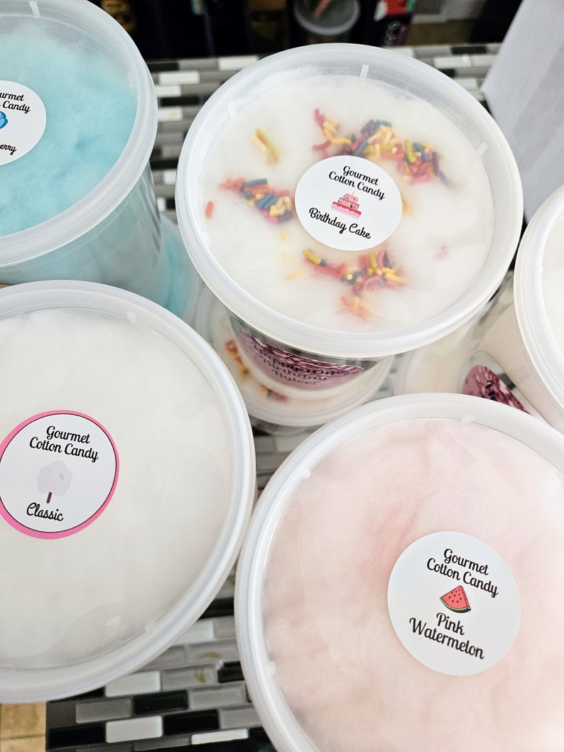 Gourmet Cotton Candy - Custom Tubs - Personalized for Your Next Event ...
