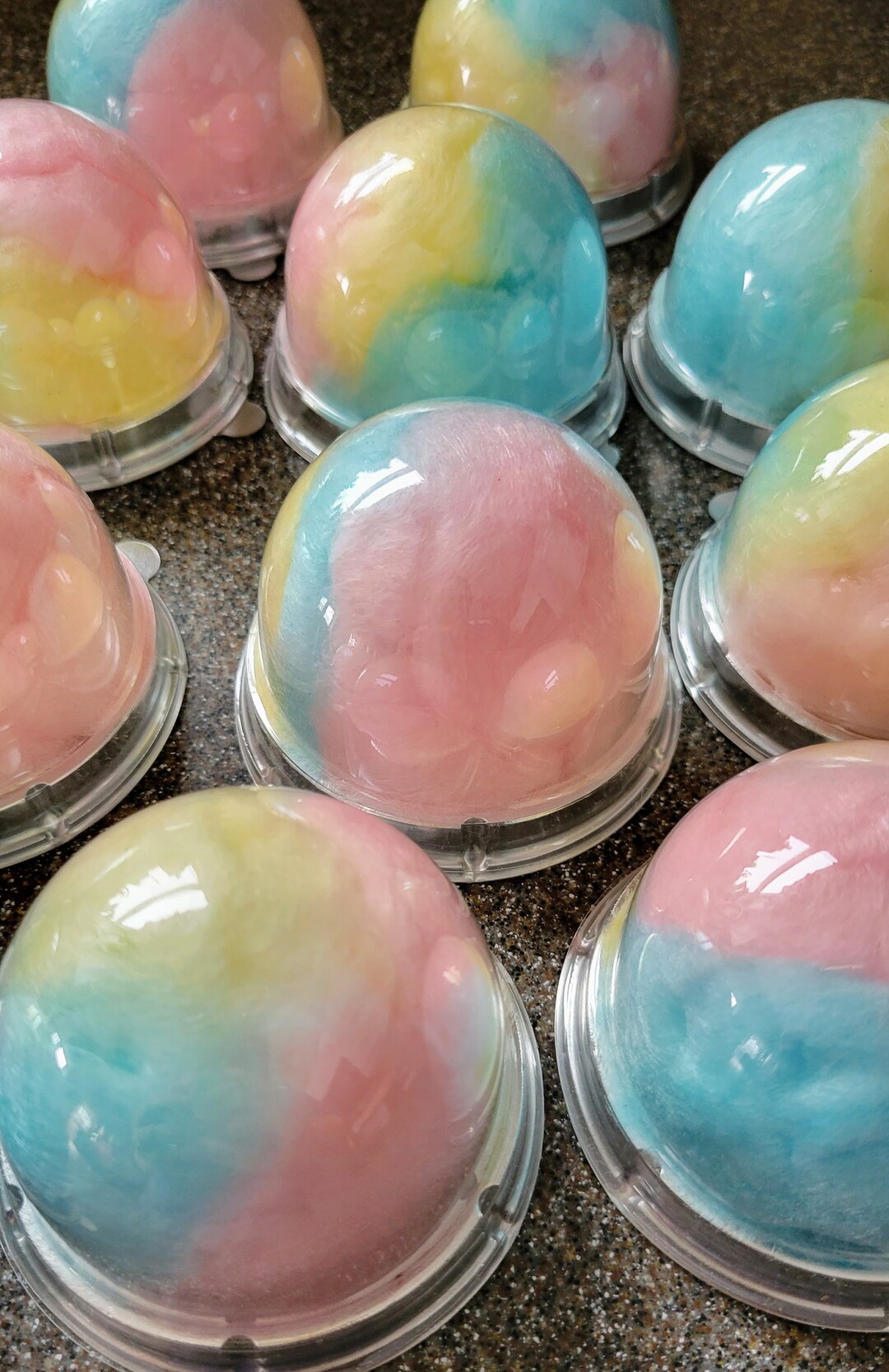 Rainbow Cotton Candy Bombs - SILVER - Perfect as Favors for Birthdays ...