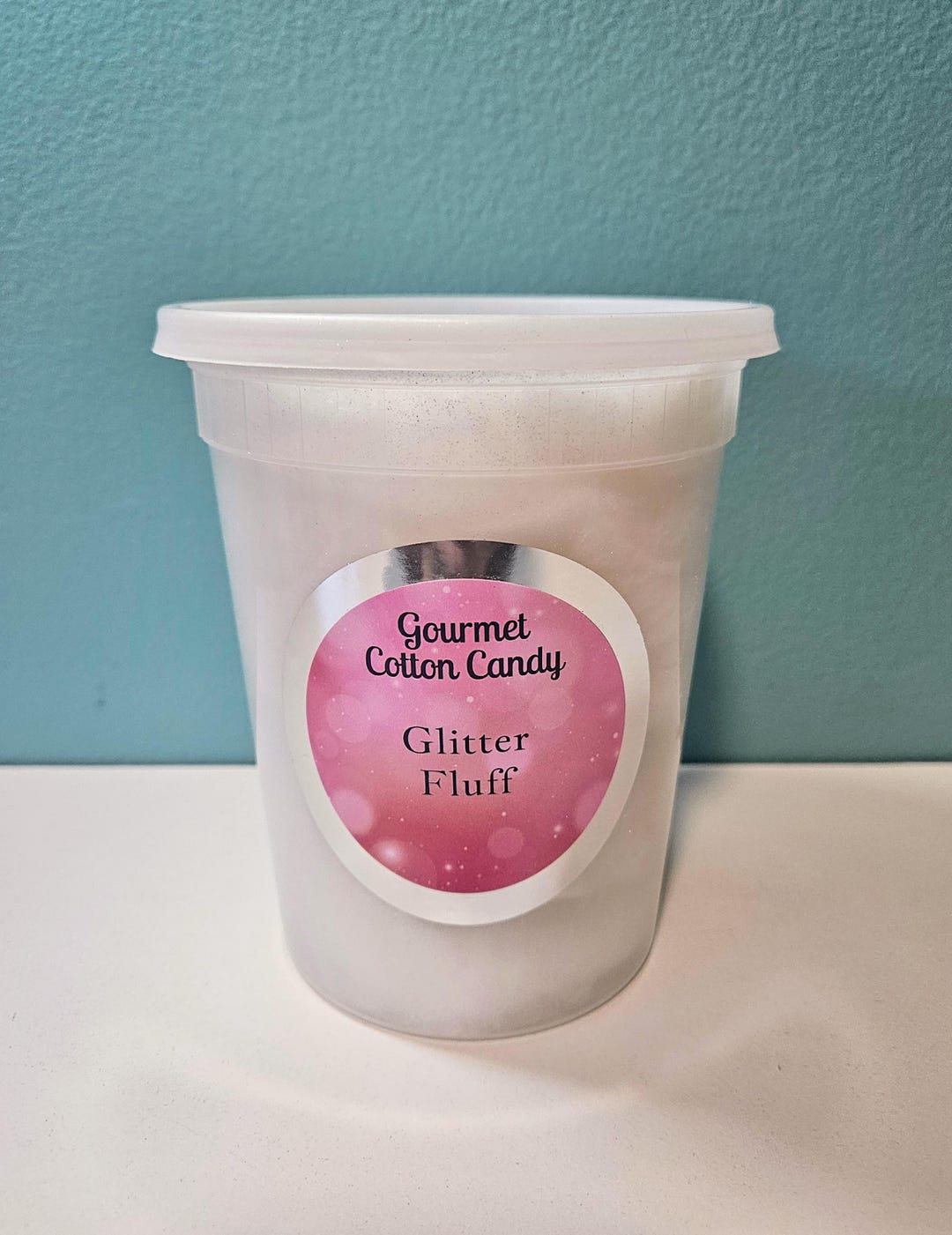 Gourmet Cotton Candy - Glitter Fluff - Cotton Candy W/edible Glitter ...