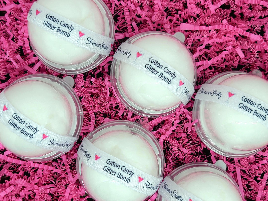 36 Gourmet Cotton Candy Glitter Bombs Choose Your Flavor & Color ...