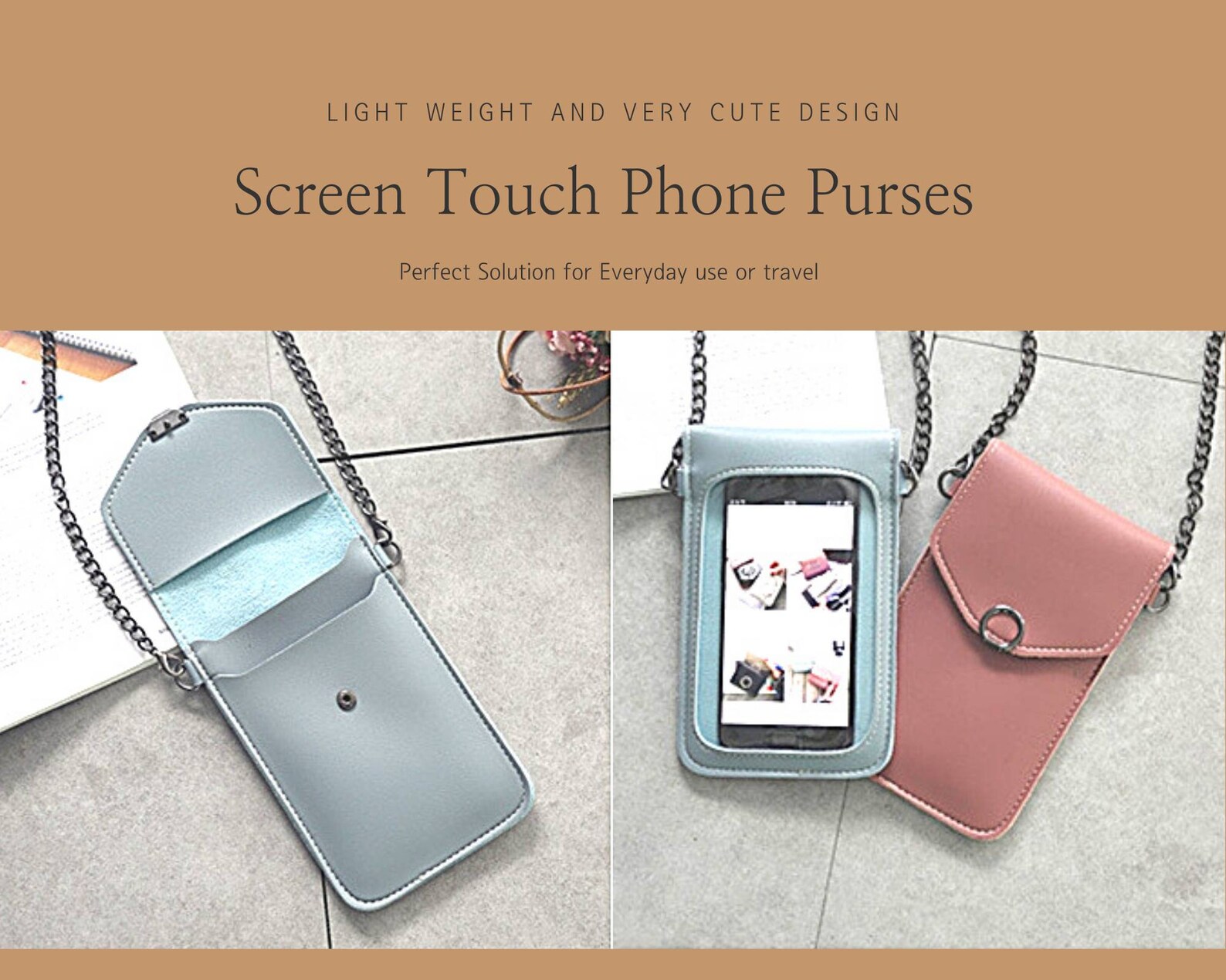 Personalized Phone Purse Leather Phone Case Light Weight - Etsy