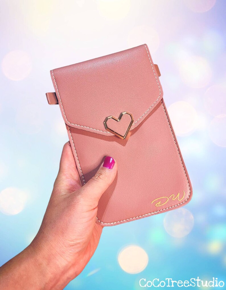 Personalized Phone Pouch Touch Screen Leather Phone Purse - Etsy