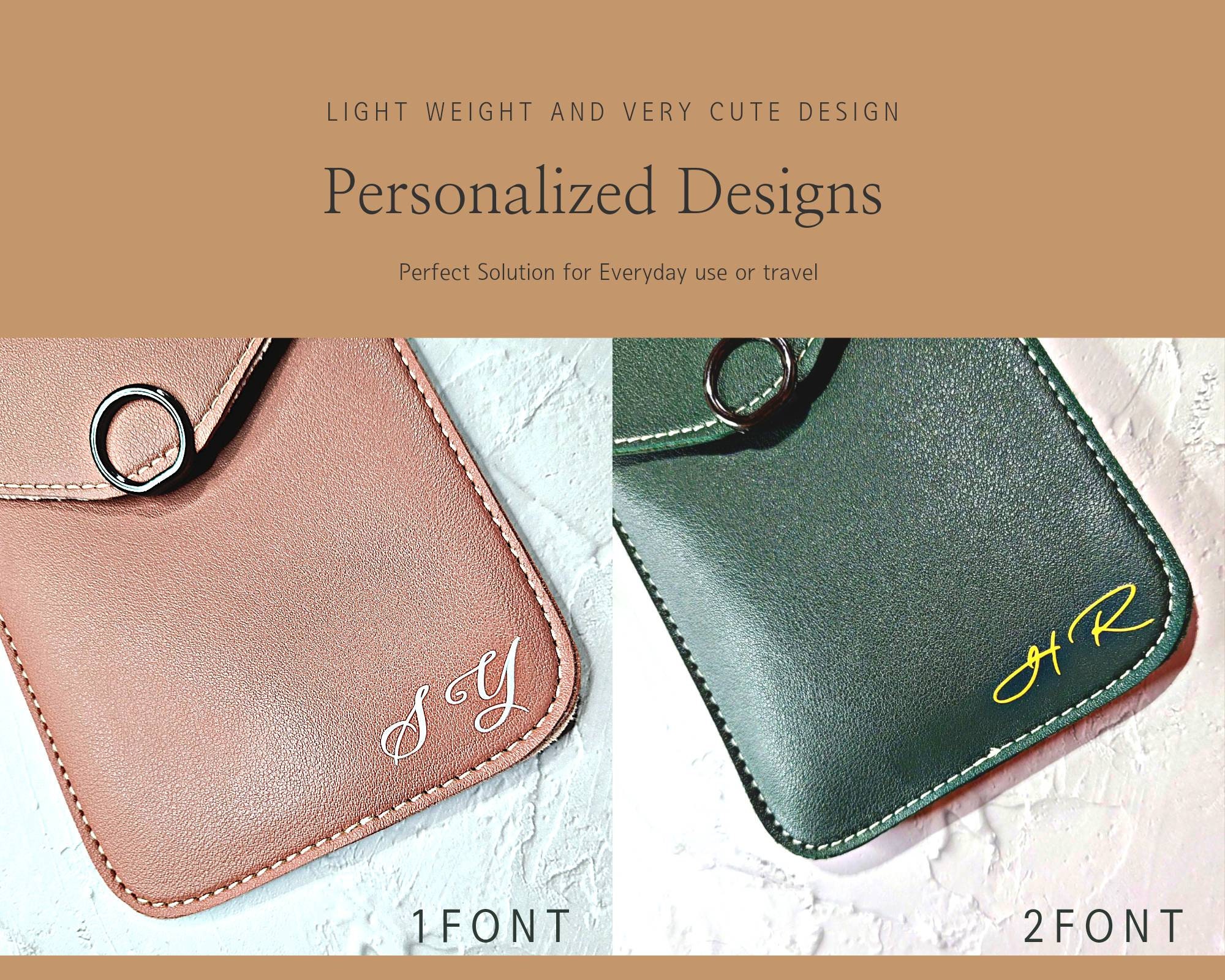 Personalized Phone Purse Leather Phone Case Light Weight - Etsy