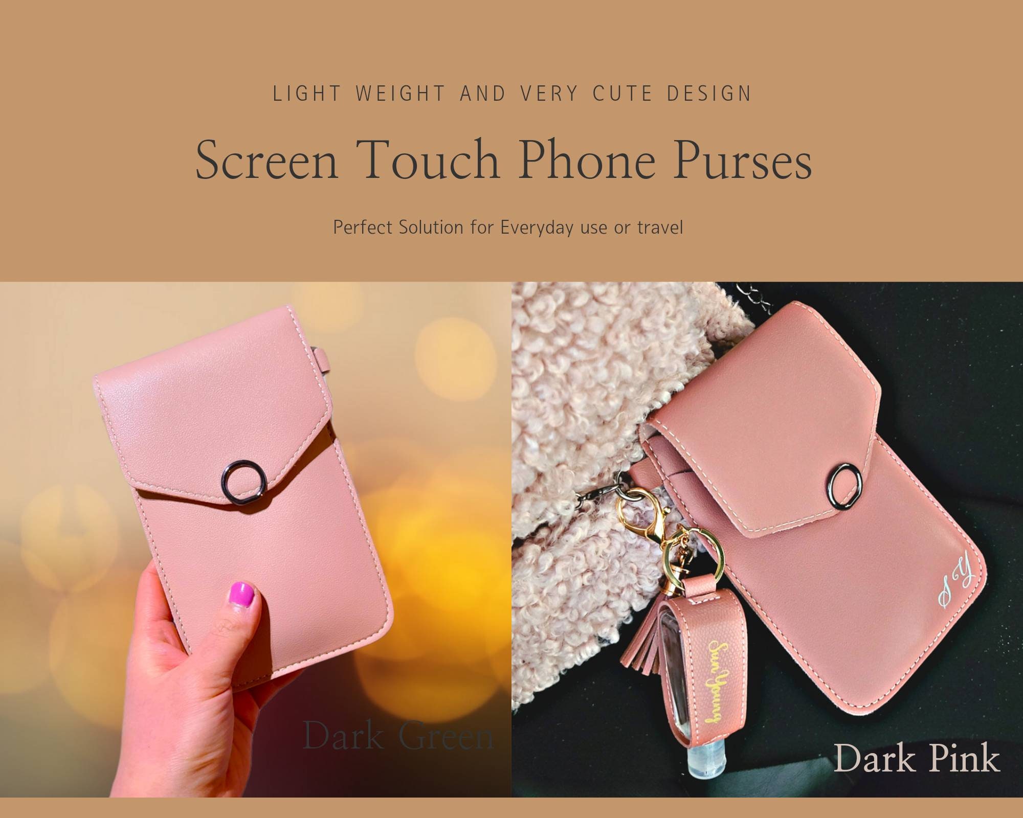 Personalized Phone Purse Leather Phone Case Light Weight - Etsy