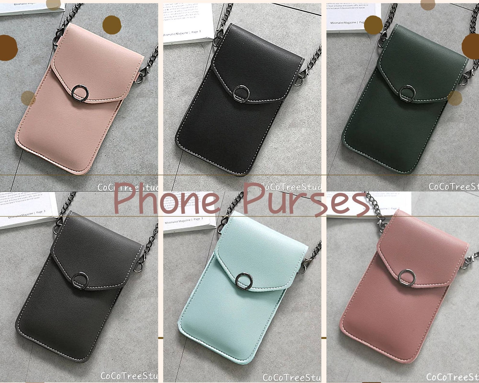 Personalized Phone Purse Leather Phone Case Light Weight - Etsy