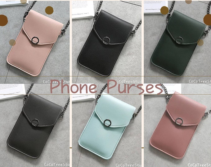 Personalized Phone Purse, Leather Phone Case, Light Weight Purse ...