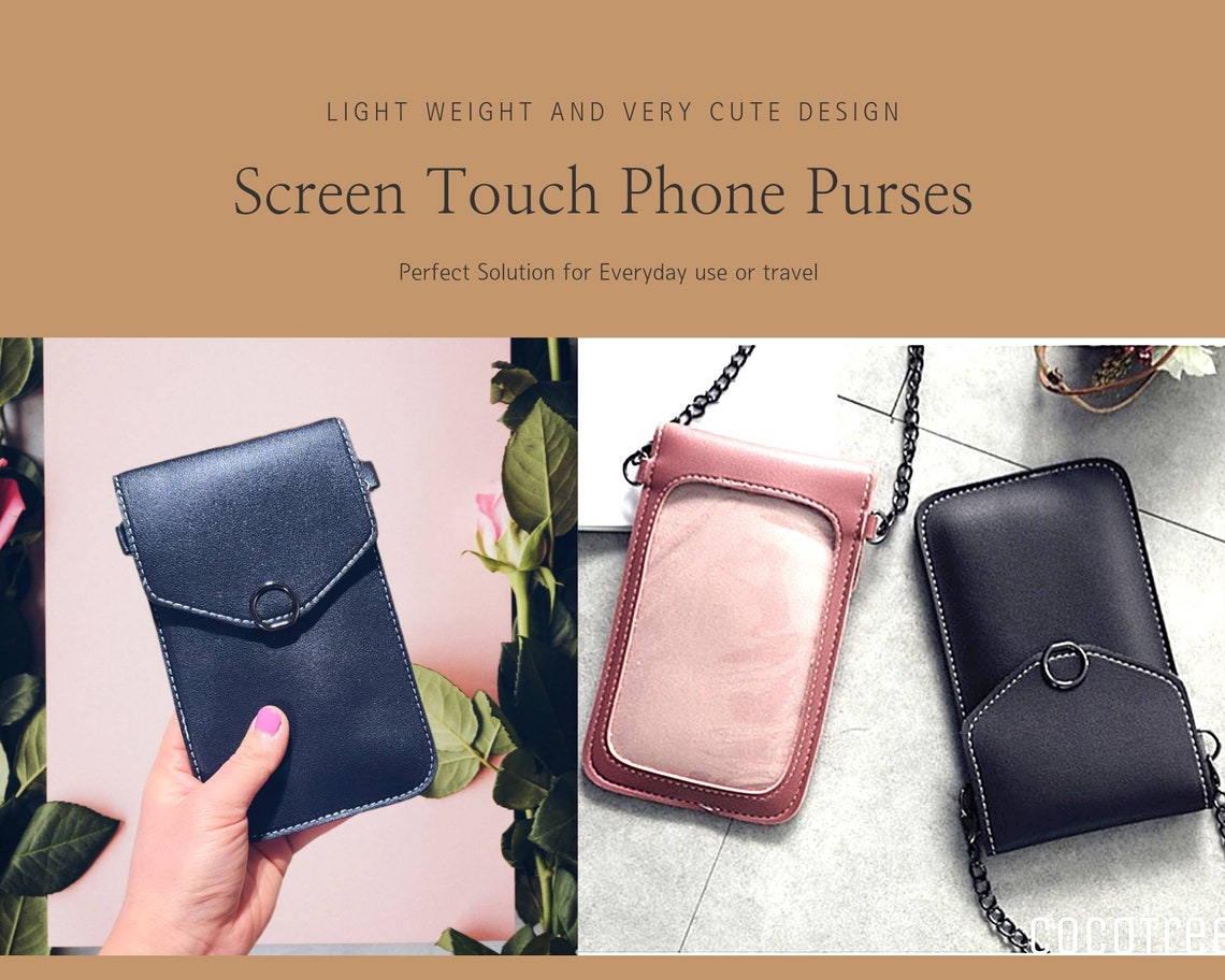 Personalized Phone Purse Leather Phone Case Light Weight - Etsy