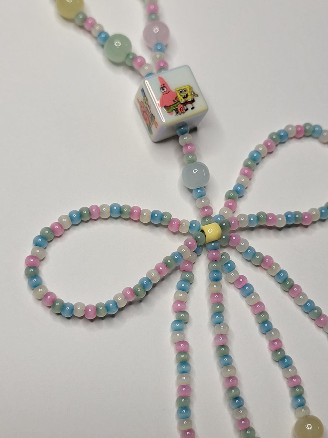 Spongebob Bow Key Chain - Etsy