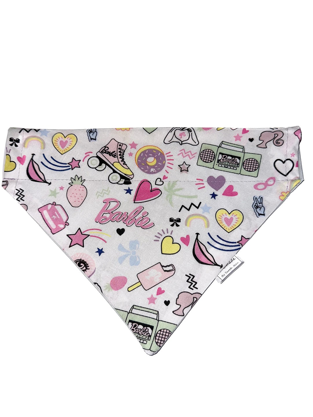 Barbie Retro Barbie Over the Collar/slip on Dog/cat/pet Bandanas and ...