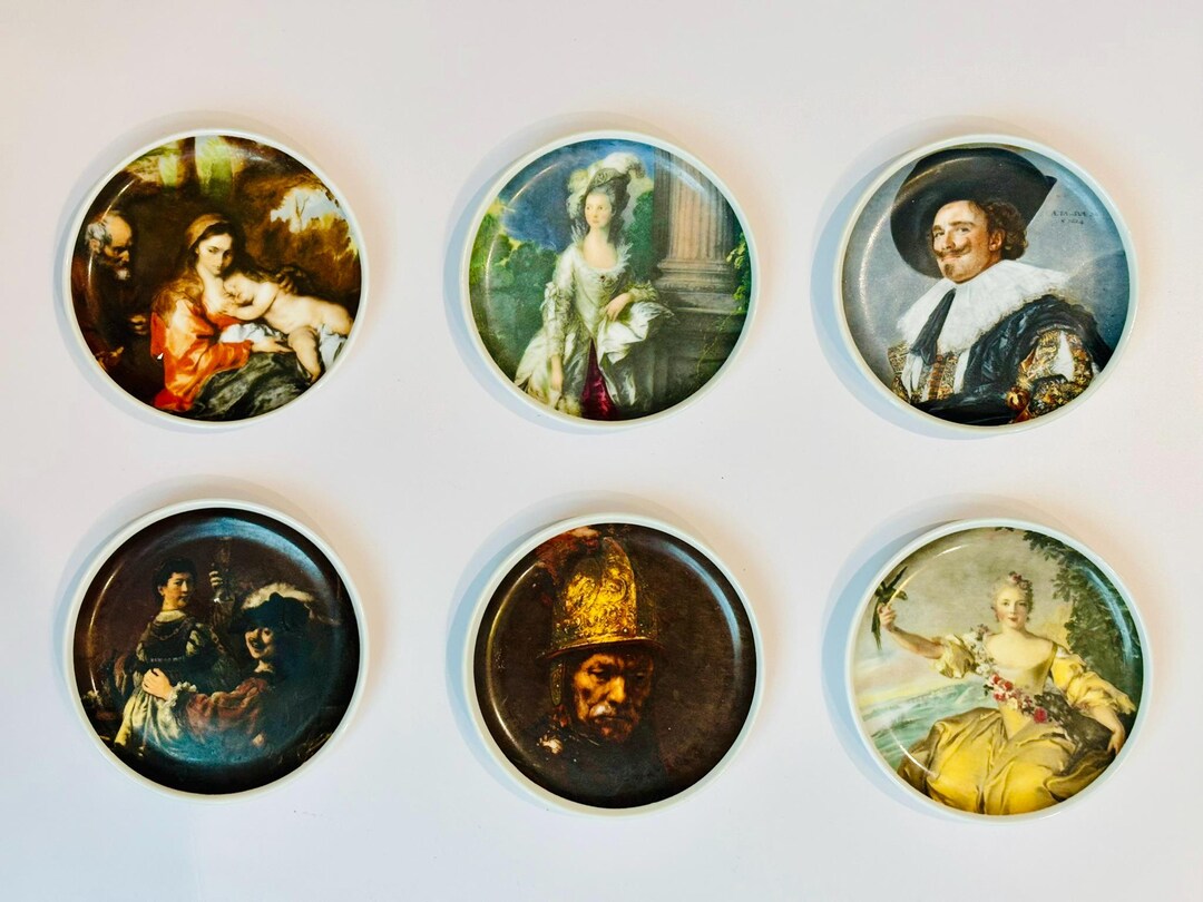 Set of 6 Kaiser Mini Collectors Plates | Vintage Porcelain Plates ...