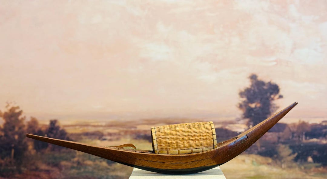 Hand Carved Wood Boat | Decorative Vintage Box| Asian Decor ...