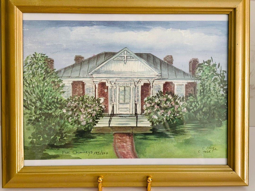 Original Five Chimneys Signed by Artist and Numbered Carol Hoge - Etsy