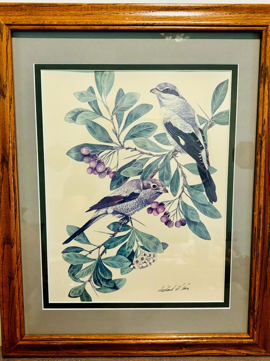 Richard Lowe "sparrow" Lithograph Signed 16.5 X 20.5 | Vintage Artwork ...