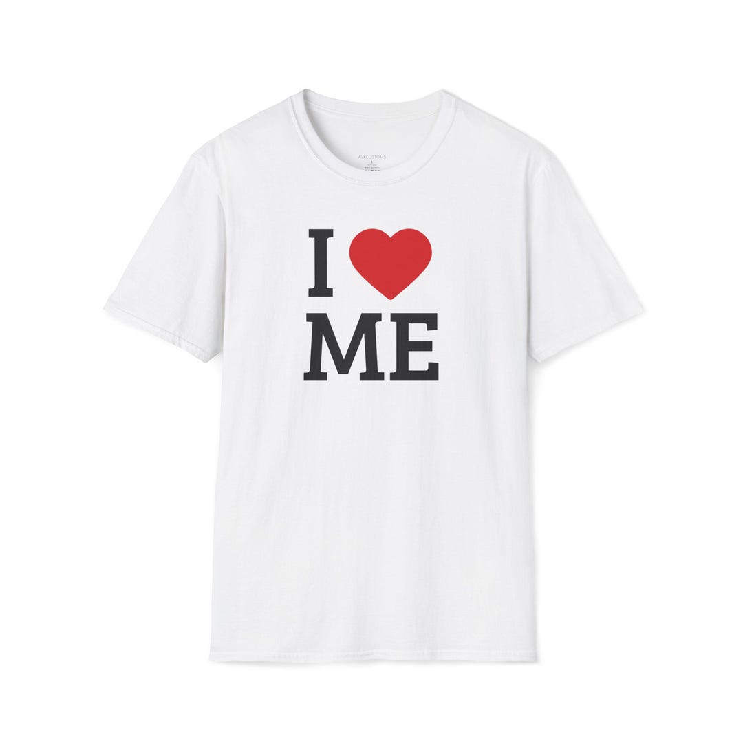 I Heart ME T-shirt | Self Love Tee, Red Heart Graphic - Etsy