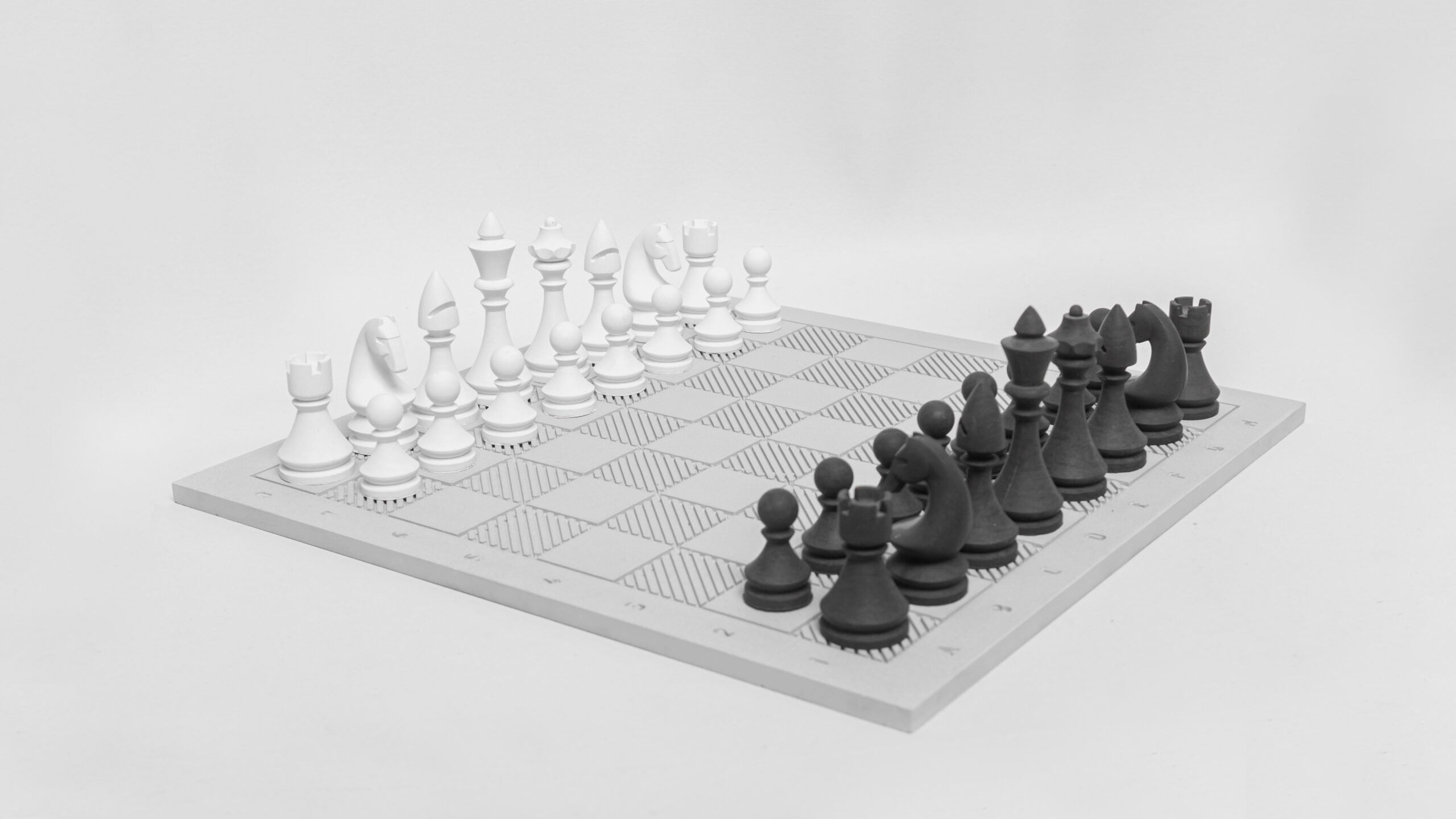 Modern Concrete Chessboard Concrete Chess Chess Set - Etsy