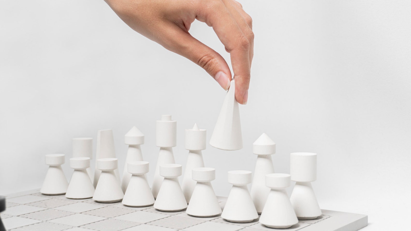 Modern Concrete Chessboard Concrete Chess Chess Set - Etsy