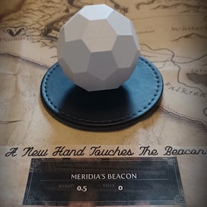 Meridia's Beacon From Skyrim. Quest Item. (small/medium/large Sizes) 3D ...