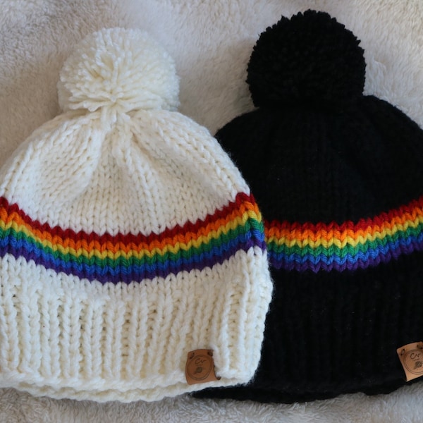 Rainbow Hat - Etsy
