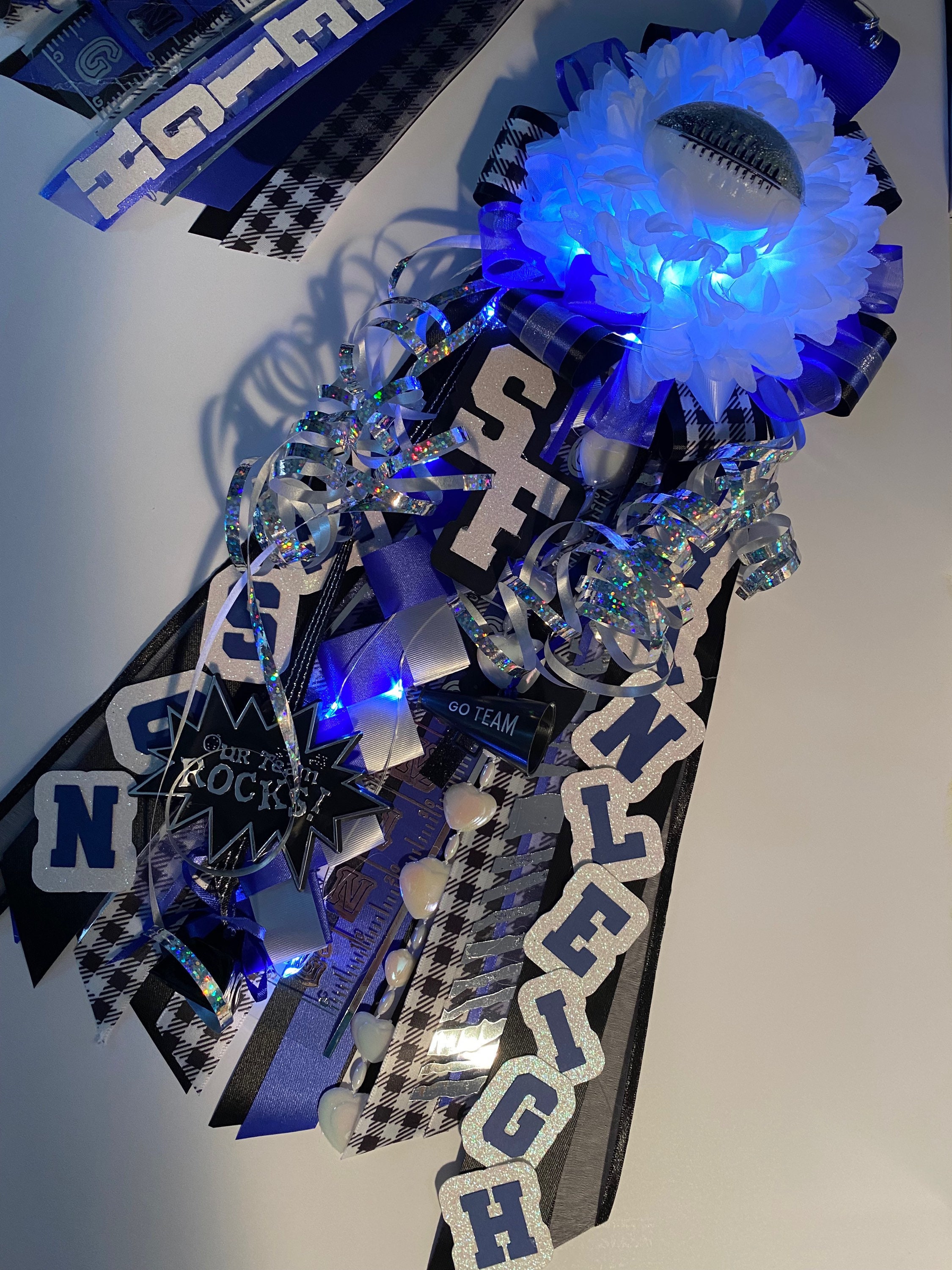 Small Texas Homecoming Mum - Etsy