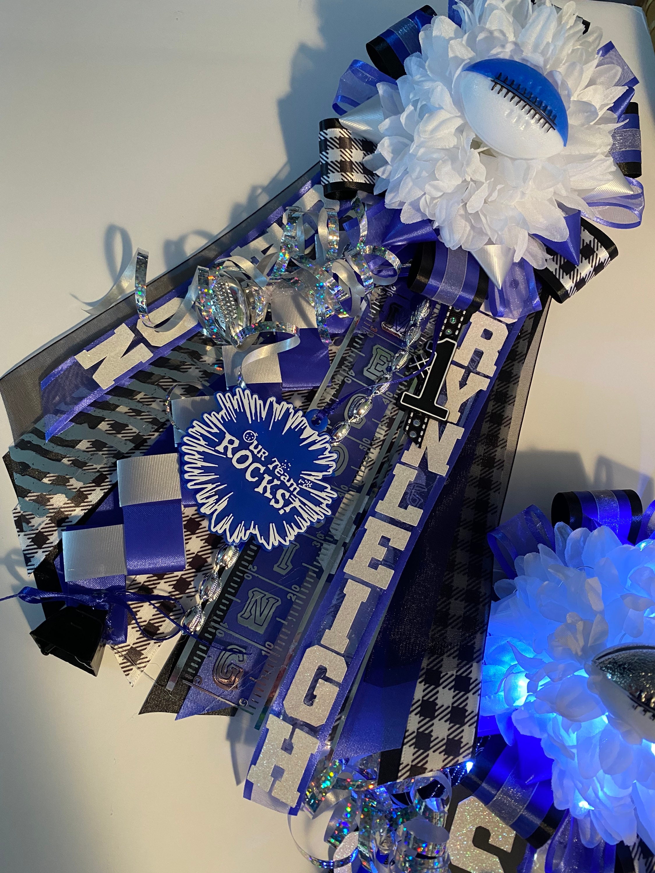 Small Texas Homecoming Mum - Etsy