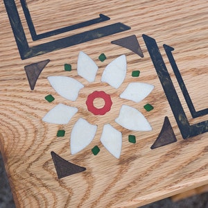 Stickley Inspired Inlaid Dining Table - Etsy