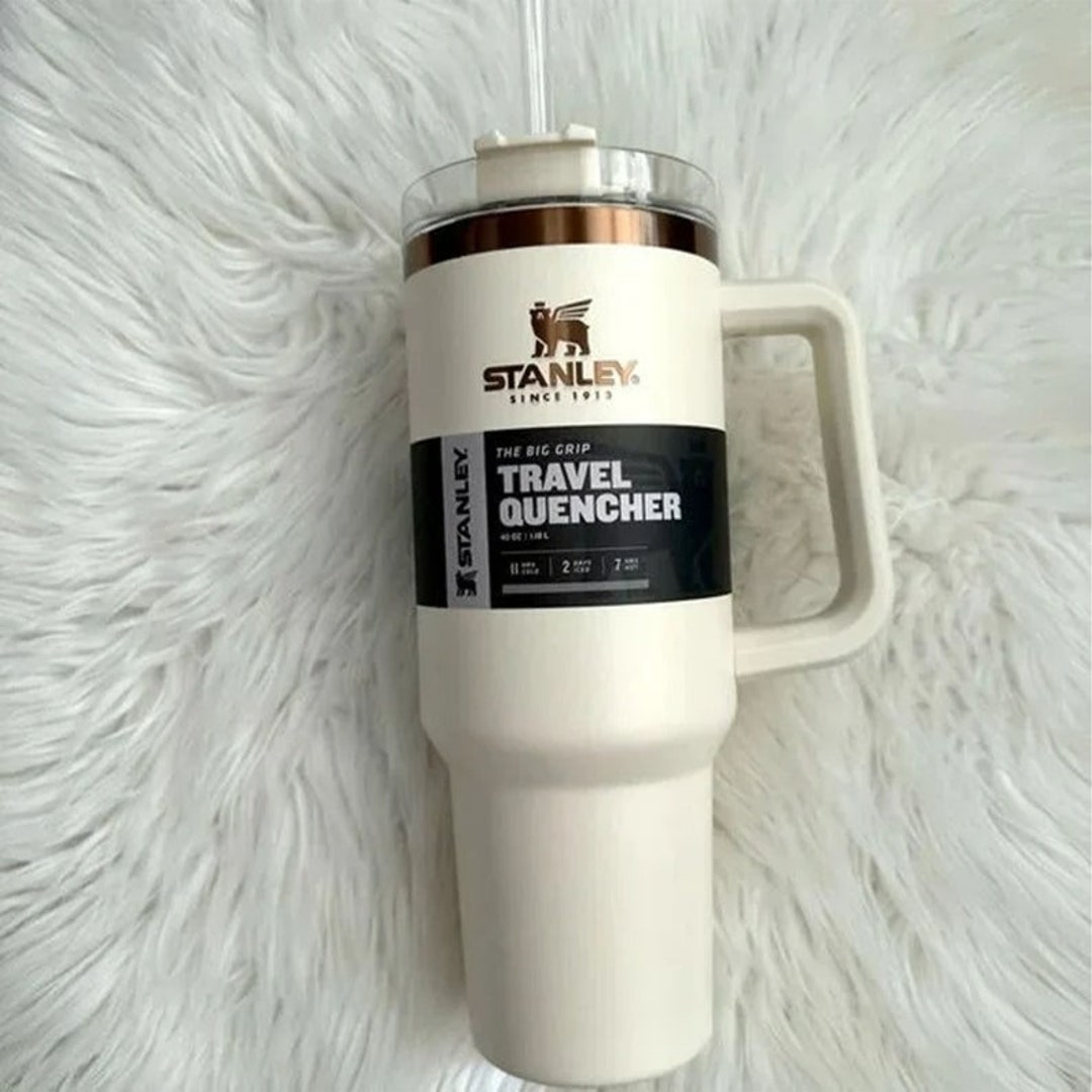 Stanley Adventure Quencher 40oz Cream & Copper Magnolia - Etsy
