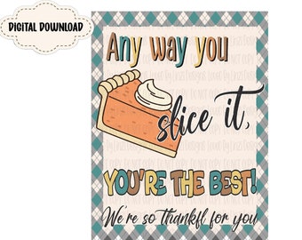Pie Appreciation Sign - Etsy