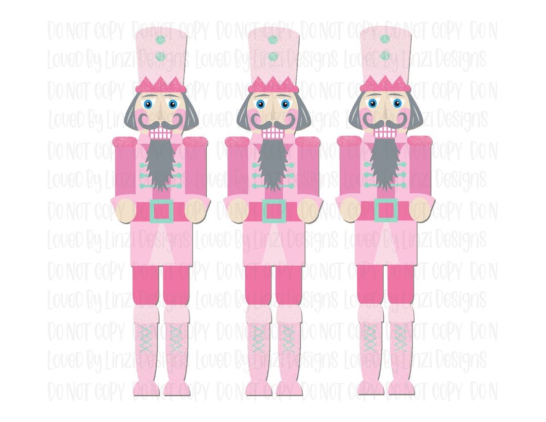 Pink Nutcracker PNG | Pink Christmas | Nutcracker Ballet | Glitter Pink ...
