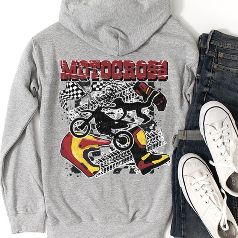 Motocross PNG Checkered Flag Motorcycle Black Design Sublimation ...