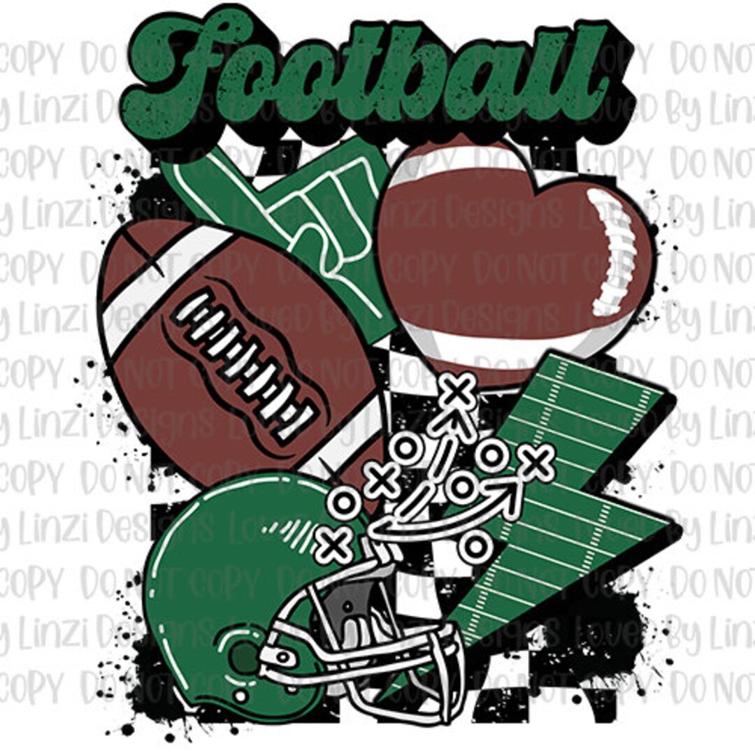 Football PNG Design | Retro Football Sublimation | Retro Football Shirt ...